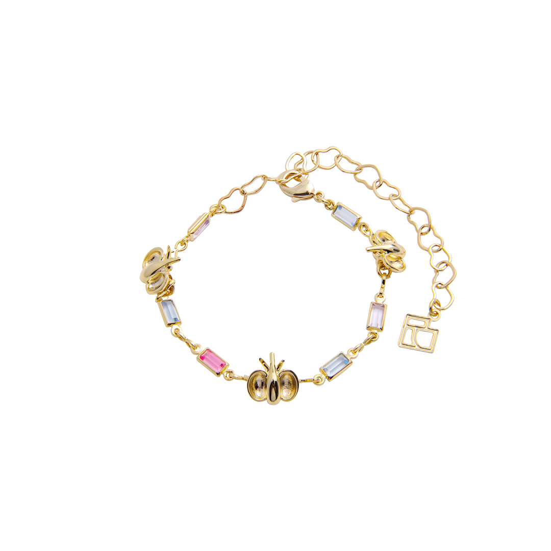 Pulseira Elefante Hello Anna dourado